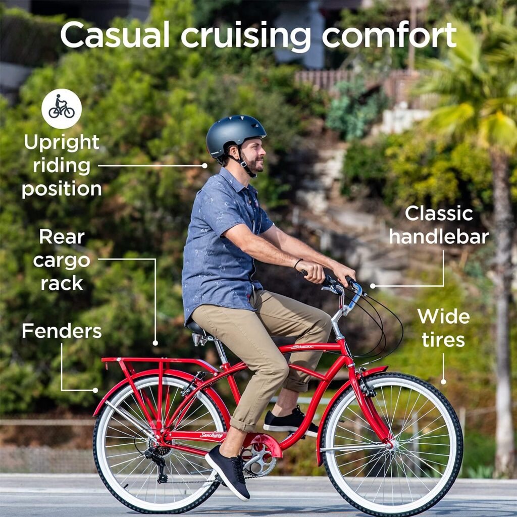 Schwinn Sanctuary 7 Men and Women Comfort Beach Cruiser Bike Review - pedalSwift.com